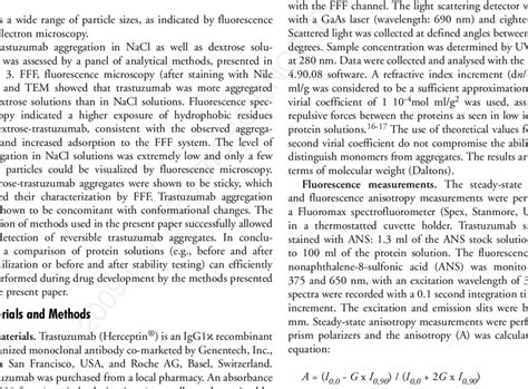 Transmission Electron Microscopy Image Of A Trastuzumab Aggregate Download Scientific Diagram
