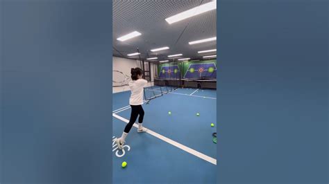 테니스 잘치고싶어🧡볼머신 포핸드 연습🧡tennis Youtube