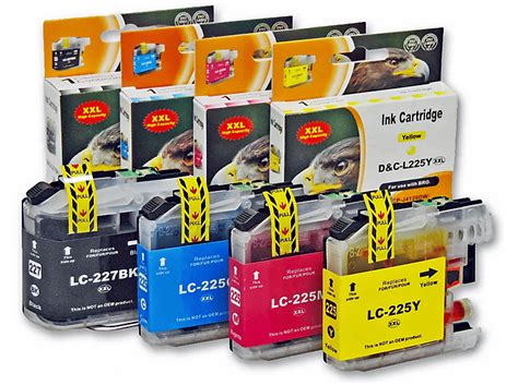 Dandc Lc 225 Xxl Lc 227 Xxl Tintenpatronen Multipack 4 Farben Schwarz