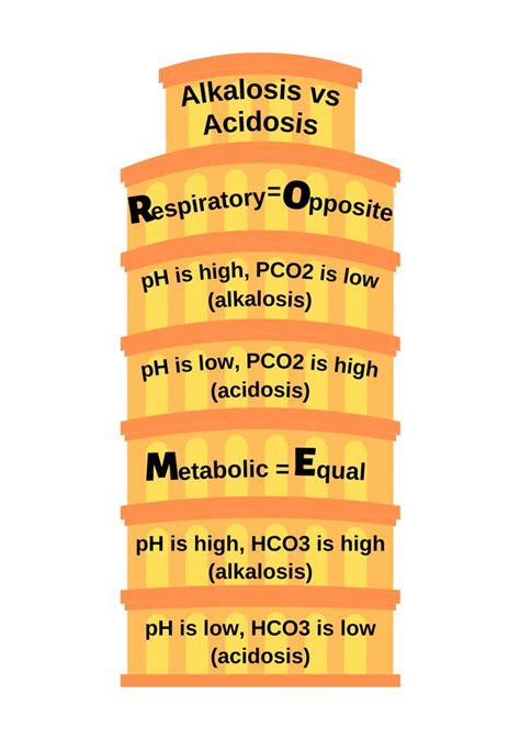 Alkalosis Vs Acidosis Acid Base Balance Rome Medical Mnemonic