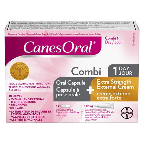 Canesoral Combi Pack Vyi Pill Cream Canada