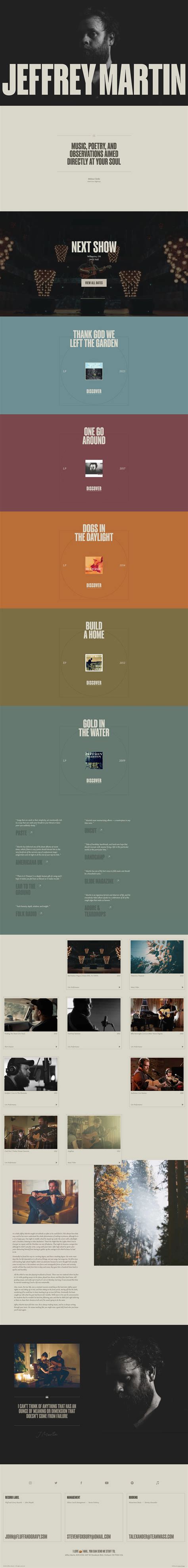 Jeffrey Martin Website Design Lapa Ninja