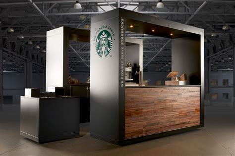 Starbucks Modular Stores Design Muebles Exhibidores Diseño De