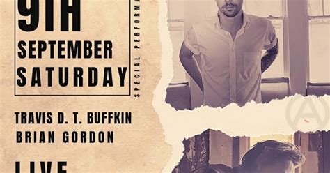 D T Buffkin And Brian Gordon In San Antonio At Hermann Sons