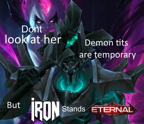 But I Love Looking At Demon Tits Evelynnmains