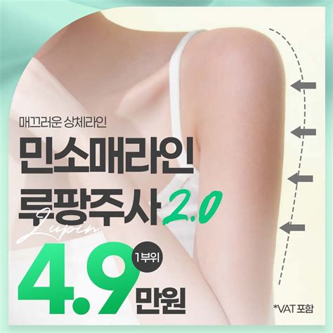 지방분해주사 민소매라인 루팡주사 할인 가격 후기 전후 효과 정보 By 플레저성형외과의원 여신티켓 국내 1등