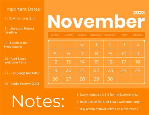 November 2025 Calendar Template In Illustrator Excel  Eps Svg