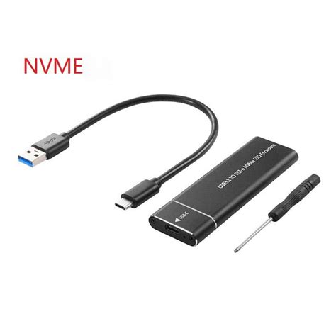M2 Ssd Enclosure Nvme Usb31 External Storage Hdd Case 10gbps Pcie Ssd