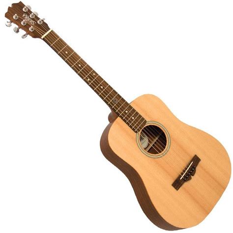 Sierra Compass Travel Size 34 Acoustic Guitar Natural Satin Travel