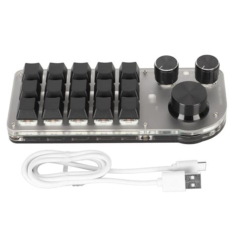 Teclado Mecánico Teclado Programable Teclado Bluetooth Rgb De 3 Perillas Teclado Programable