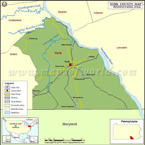 York County Pa Map With Townships At Stella Prell Blog