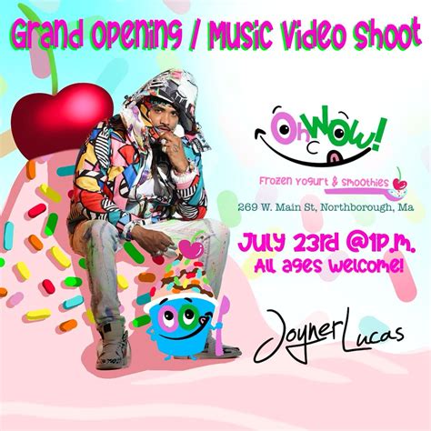 Joyner Lucas Expands Business Portfolio By Opening New Frozen Yogurt