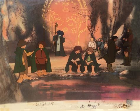 The Lord Of The Rings Original Ralph Bakshi Animation Cels W Free