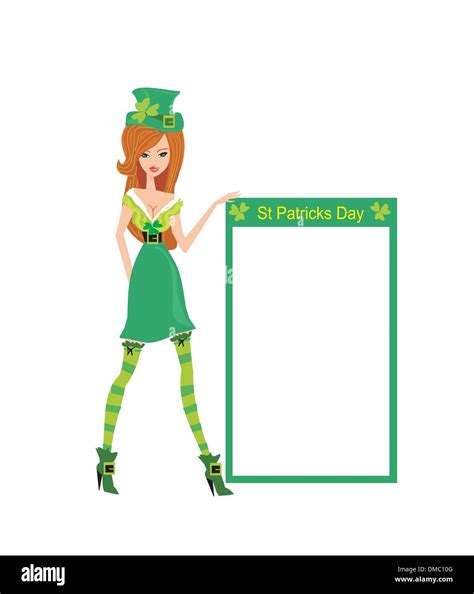 Sexy Leprechaun Girl Stock Vector Image And Art Alamy
