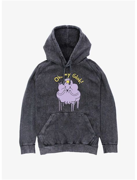 Adventure Time Lumpy Space Princess Oh My Glob Mineral Wash Hoodie