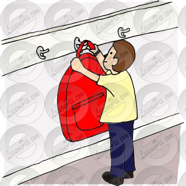Hang Up Backpack Picture For Classroom Therapy Use Great Hang Up