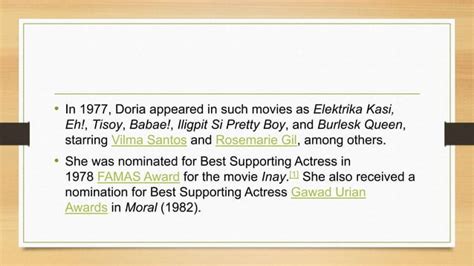 Dexter Doria Biography Early Life Career Filmographypptx