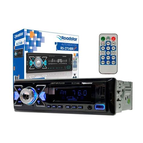 Auto Radio Roadstar Bluetooth Rs2714br Plus Em Promoção Na Americanas