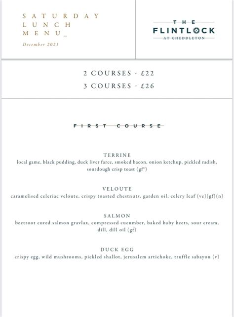 Heres A Sample Of Our The Flintlock At Cheddleton