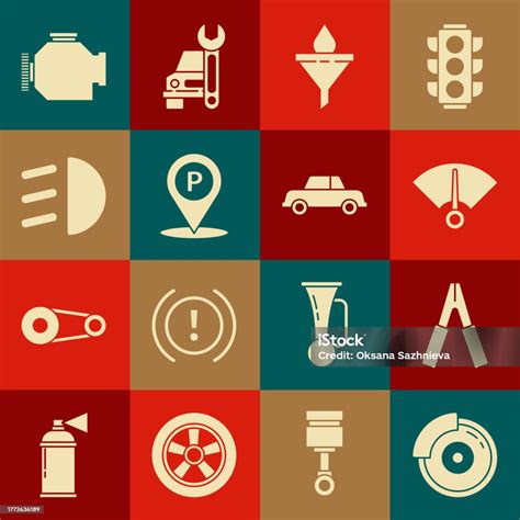 캘리퍼 배터리 점퍼 전원 케이블 속도계 깔때기 또는 필터 및 모터 오일 드롭 위치 주차 하이빔 엔진 및 아이콘 확인이 있는