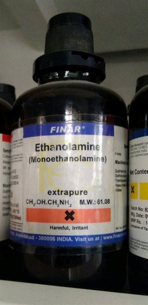 Ethanolamine In Hyderabad Telangana Ethanolamine 141 43 5 Price In