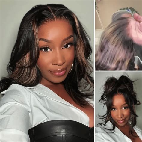 Premax Blonde Mix Black Loose Wave Glueless 5x5 Hd Lace Closure Wig La