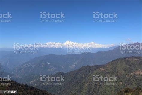 Kanchenjunga View From Tiger Hill Darjeeling West Bengal India Stock