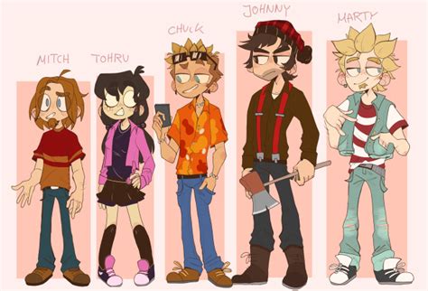Did A Little Character Sheet For The Main Group From The Ttt Au At
