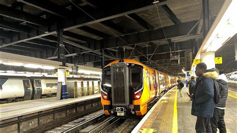 Class 730 First Day Departing From London Euston Youtube