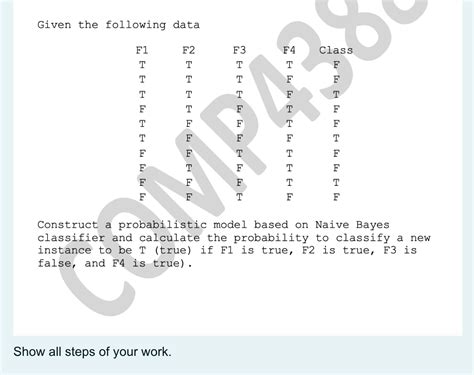 Solved Solve It Please About Machine Learning