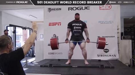 Deadlift World Record Broken 501kg Eddie Hall Vs Thor 🥊 Upcoming