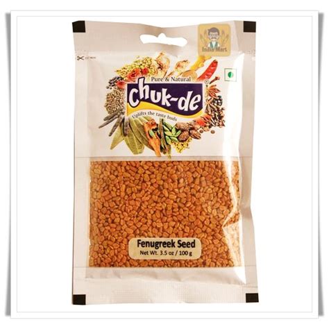 เมล็ดลูกซัดอินเดีย Methi Dana Fenugreek Seed Chuk De 100 กรัม Grams Shopee Thailand