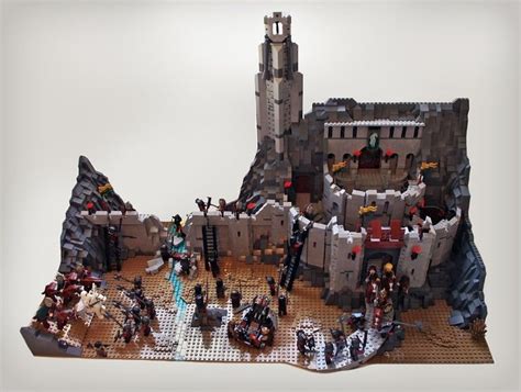 Battle Of Helms Deep Moc Lego Castle Amazing Lego Creations Helms Deep