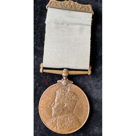 Police Sergeant A Dobbin Dublin Metropolitan Police Visit To Ireland Medal 1903 With I