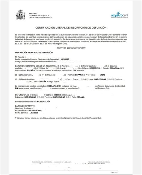 Certificado De Defunción ¿para Qué Sirve Y Solicitar Online Garón