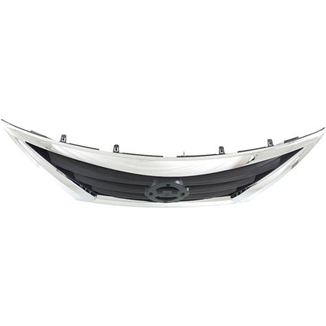 New Front Chrome Black Grille For 2015 2019 Versa Sedan Ni1200261