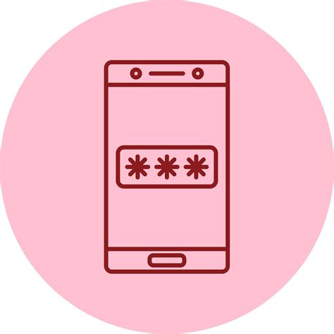 Password Line Circle Multicolor Icon 38274892 Vector Art At Vecteezy