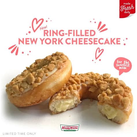 Krispy Kreme Creates Cheesecake Lovers Dream Donuts