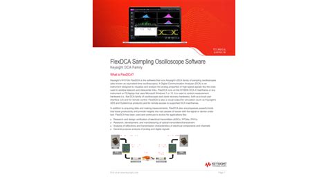 N1010a Flexdca Sampling Oscilloscope Software Keysight