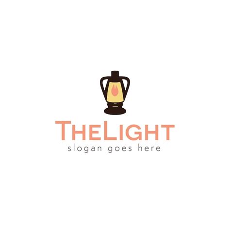 Premium Vector Lamp Vector Logo Design