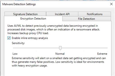 Veeam Backup And Replication V123 New Malware Detection Settings