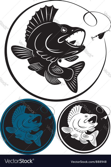 Perch Royalty Free Vector Image Vectorstock