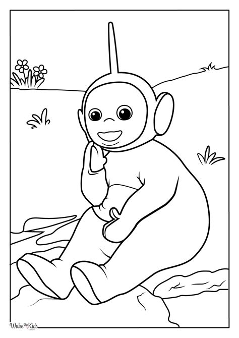 Teletubbies Dipsy Coloring Pages Brilliant Dipsy Coloring Page For
