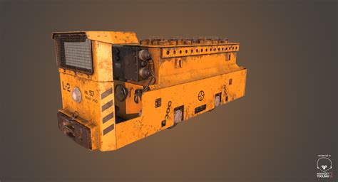 Mining Loco 3d Model