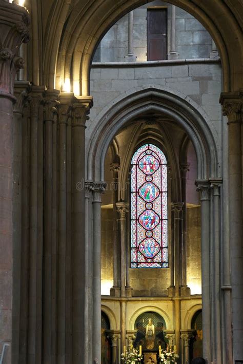Inside Of Eglise Notre Dame De Dijon Or Church Of Notre Dame In Dijon
