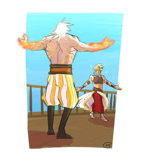 Oc Art When The Cocky Human Rogue Challenges The 12ft Tall Devil