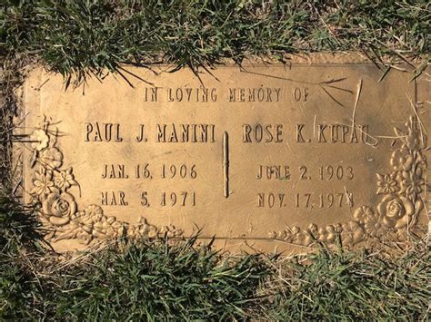 Rose Kalehua Manini Kupau 1903 1974 Find A Grave Memorial
