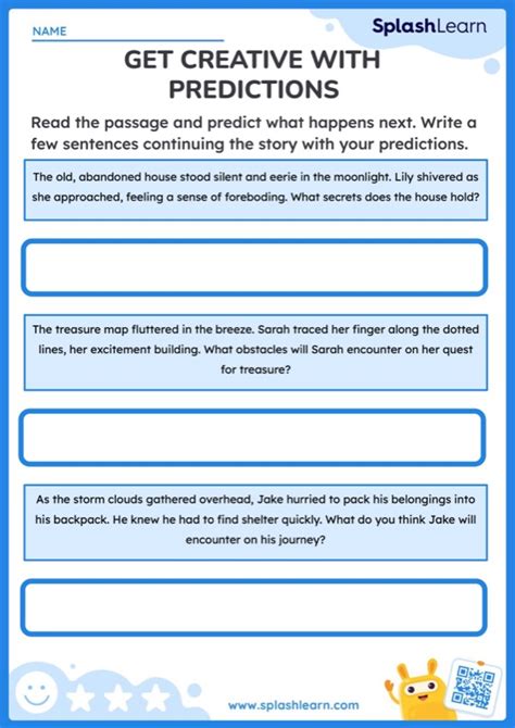 Get Creative With Predictions Worksheet