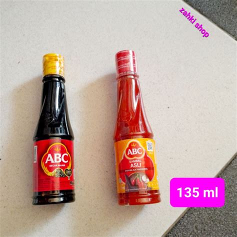 Jual Abc Saus Sambal Asli Abc 135 Ml Dan Kecap Abc 135 Ml Shopee