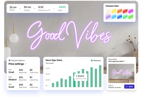 Sign Customiser Shopify App